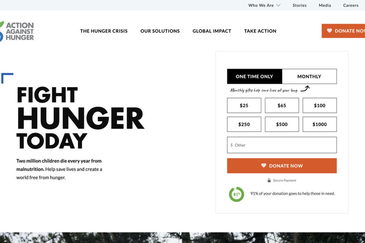EDUCO | The 14 Best Non-Profit Donate Page Examples